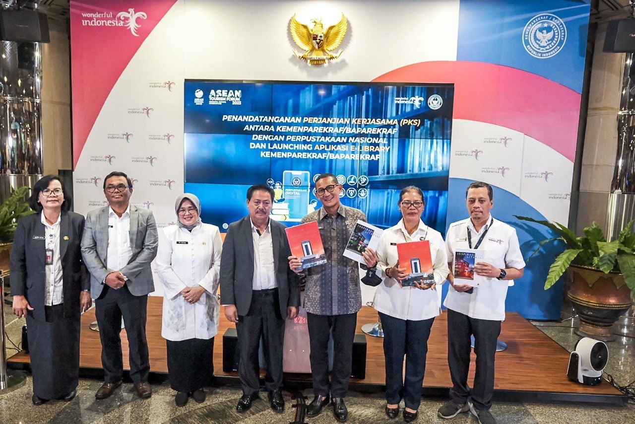 Kemenparekraf dan Perpustakaan Nasional Luncurkan e-Library Parekraf ...