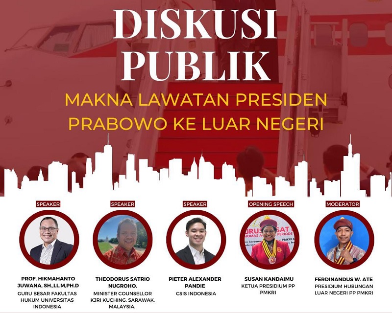 PMKRI Soroti Kebijakan Luar Negeri Prabowo - sinarharapan.net