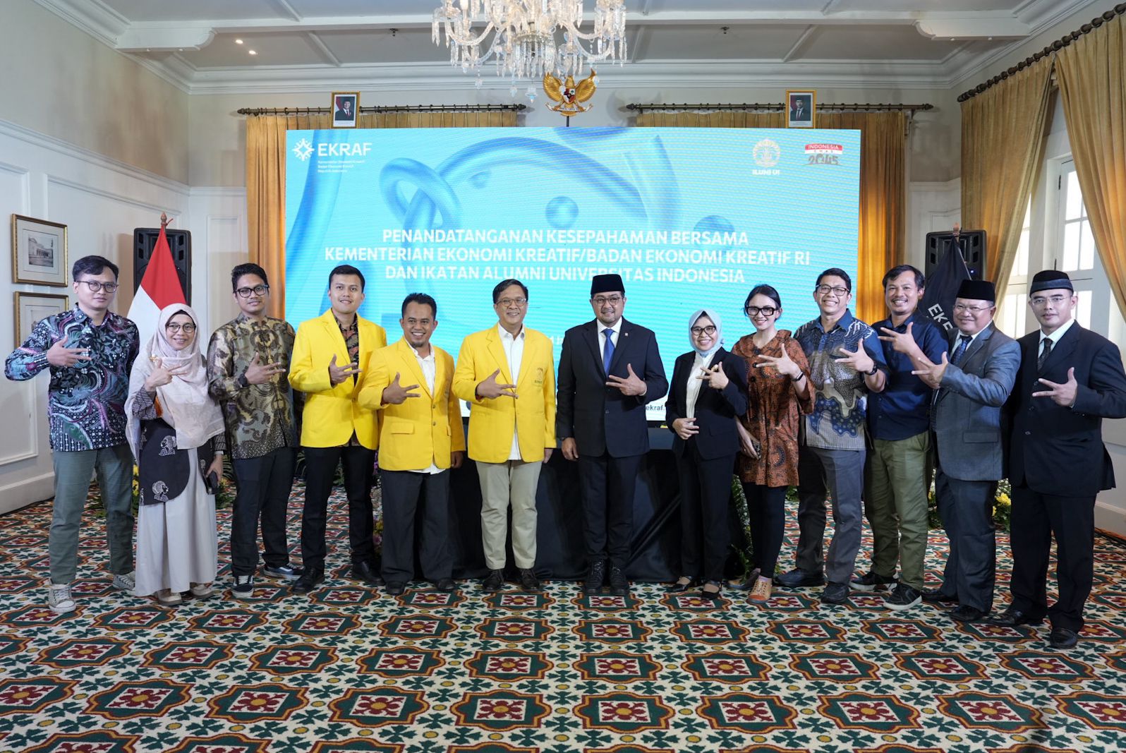 Menekraf Ajak Alumni UI Kembangkan Ekonomi Kreatif - sinarharapan.net