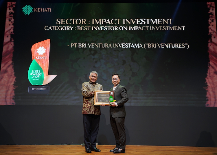 BRI Ventures Raih Penghargaan ESG Award by KEHATI 2025, Apresiasi Atas ...