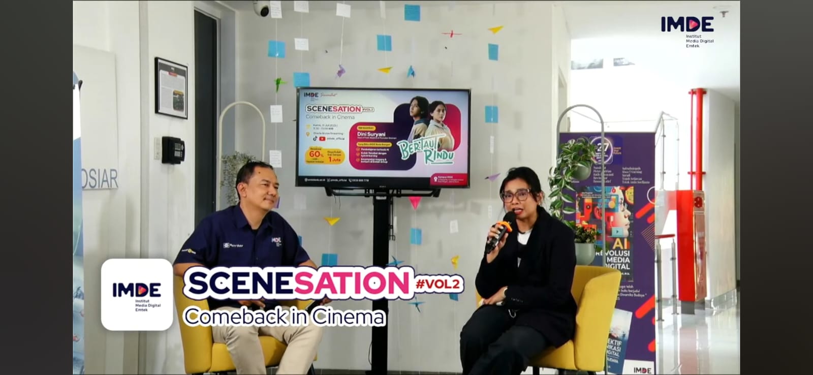 IMDE Gelar “Scenesation#2 Comebackin Cinema” Bedah Film “Bertaut Rindu ...