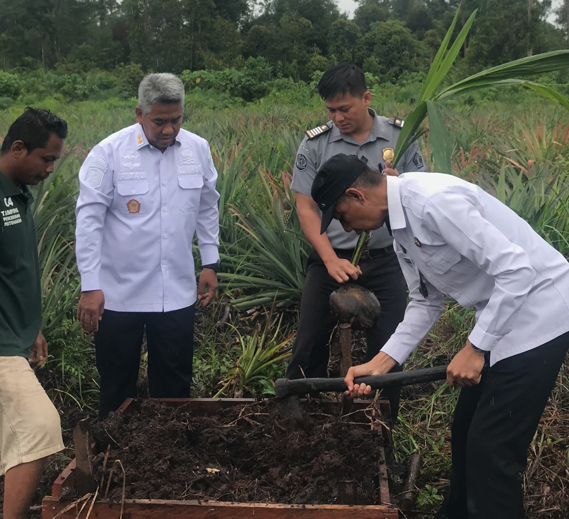 Kanim Entikong Dukung Program Ketahanan Pangan Nasional dengan Menanm ...