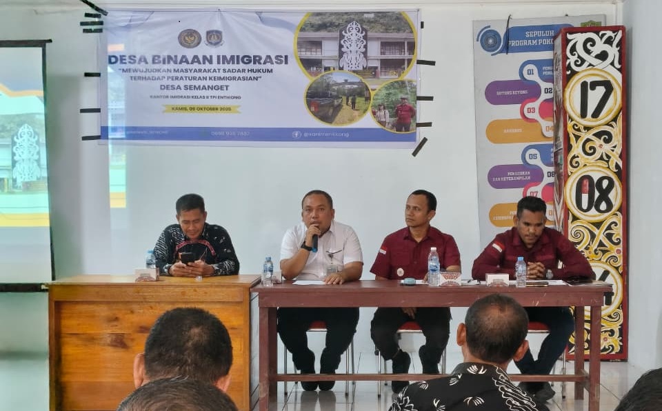 Kanim Entikong Wujudkan Masyarakat Sadar Hukum Melalui Program Desa ...
